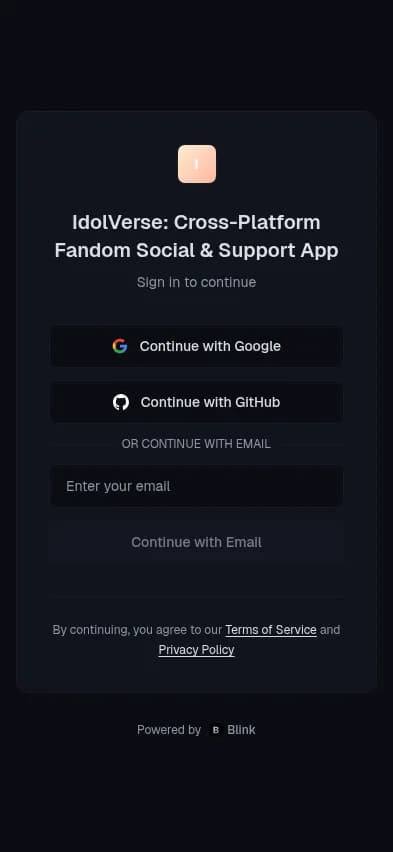 IdolVerse: Cross-Platform Fandom Social & Support App