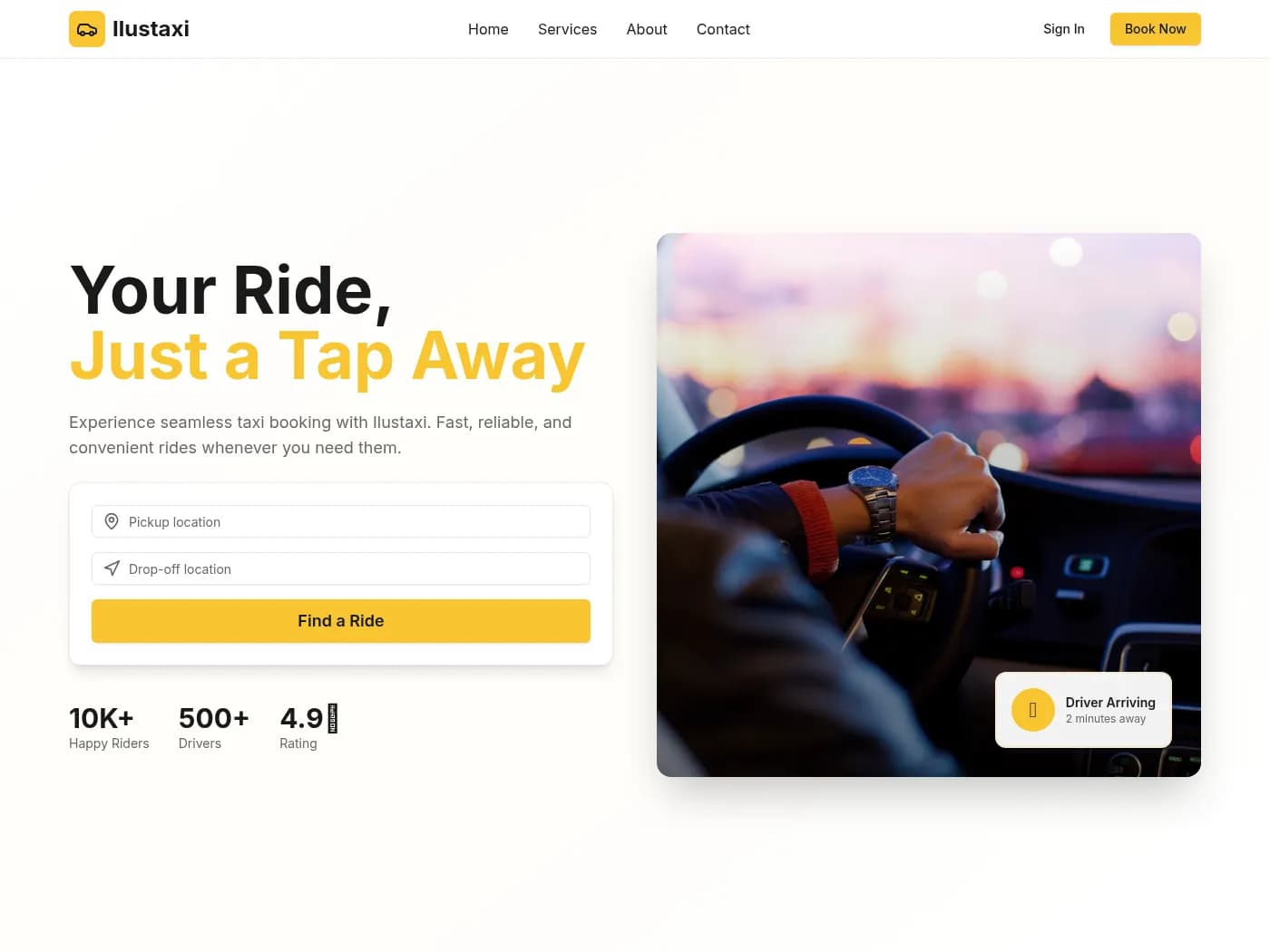 Ilustaxi: Online Taxi Booking App