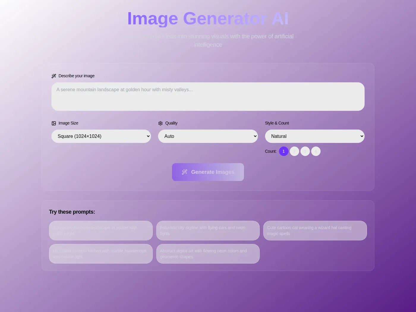 Image Generator AI
