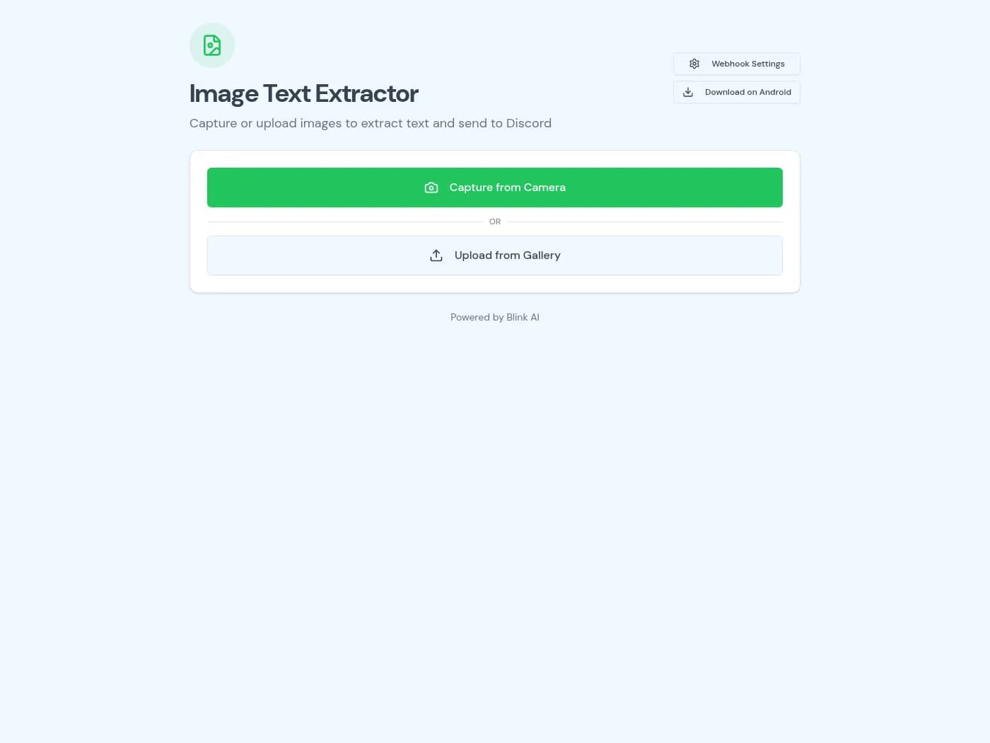 Image-to-Text Discord Sender