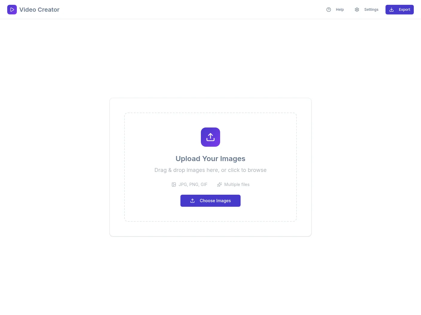 Image to Video Converter Tool