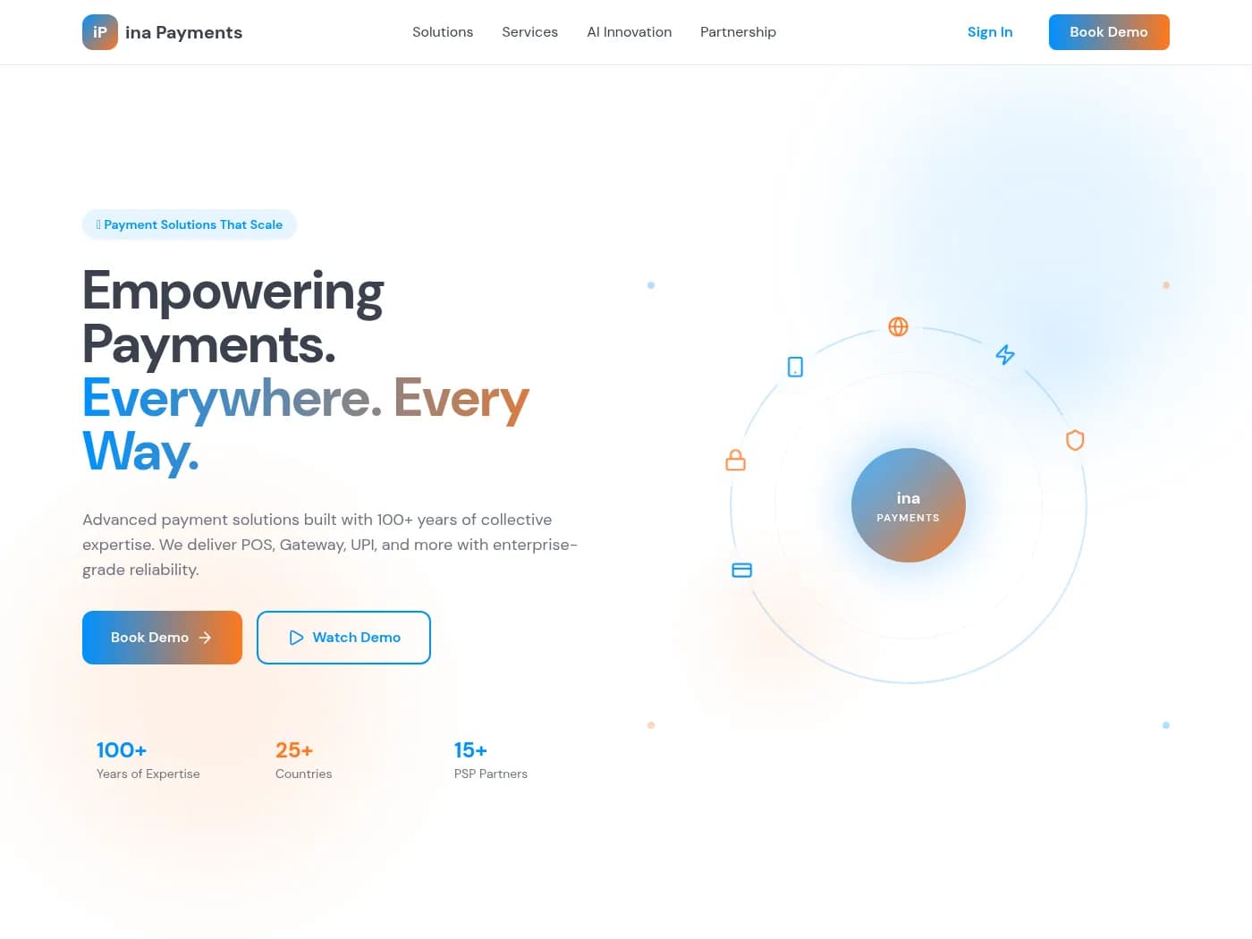 Empowering Payments: Comprehensive White-Theme Fintech Homepage UI