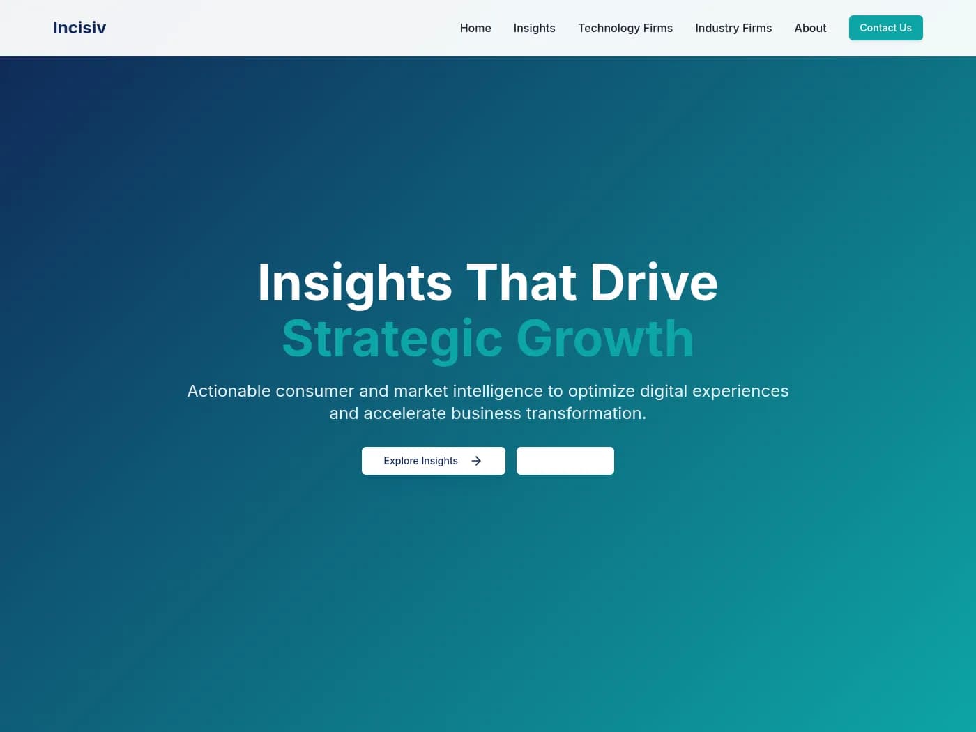 Incisiv Insights Platform