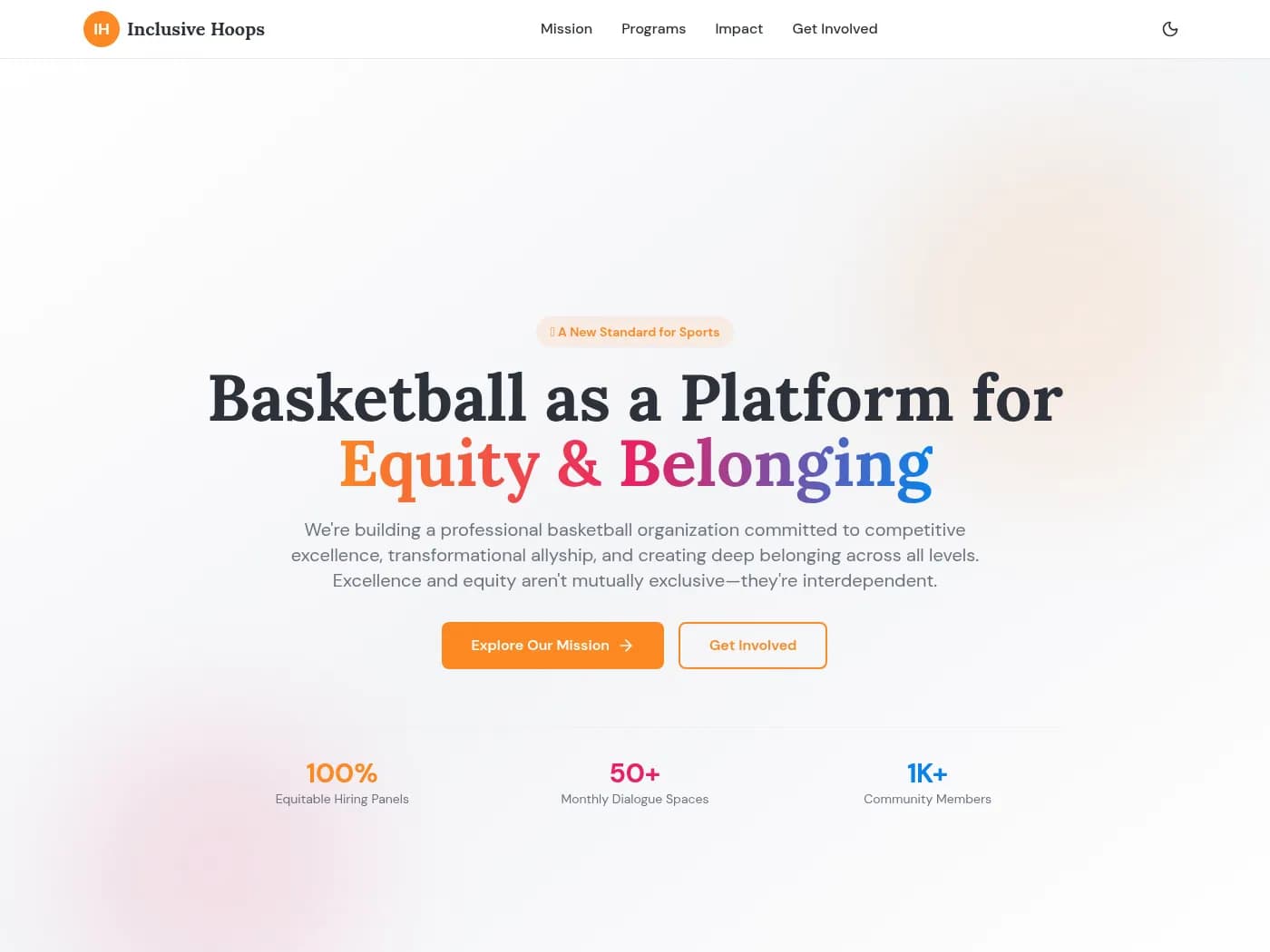 Inclusive Hoops: Equity-Driven Basketball Organization