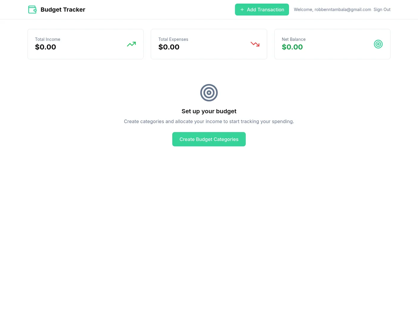 Income and Expenditure Budgeting App