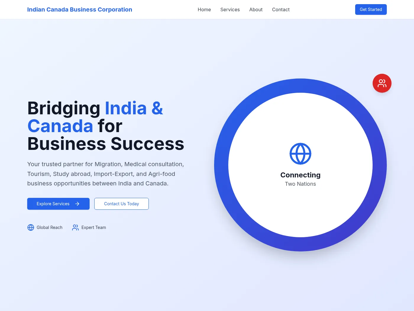 Indian Canada Business Corporation Portal