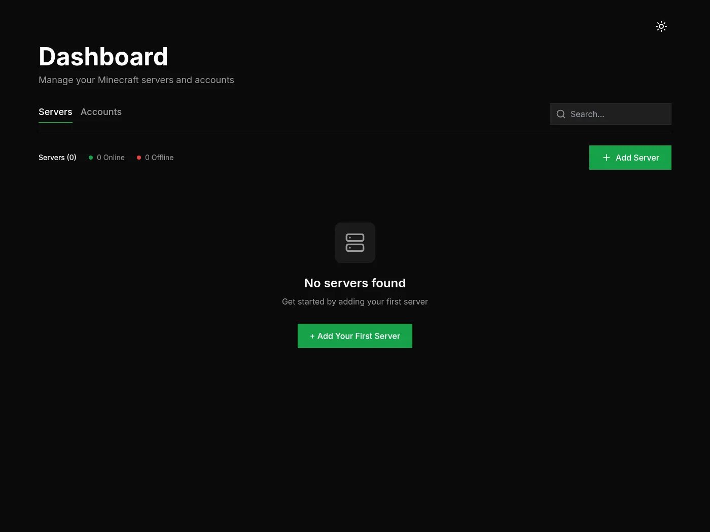 Indian MC: Minecraft Server & Account Management Dashboard