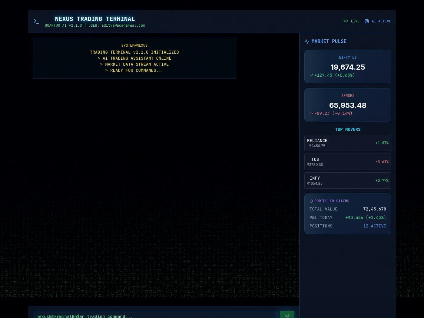 AI-Powered Indian Stock Market Trading Assistant