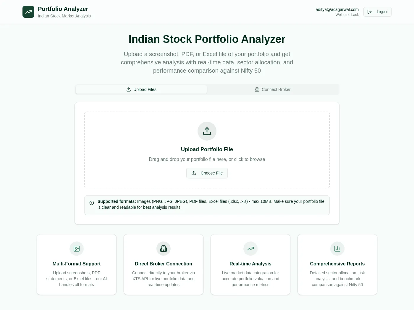 Indian Stock Market Portfolio Analyzer