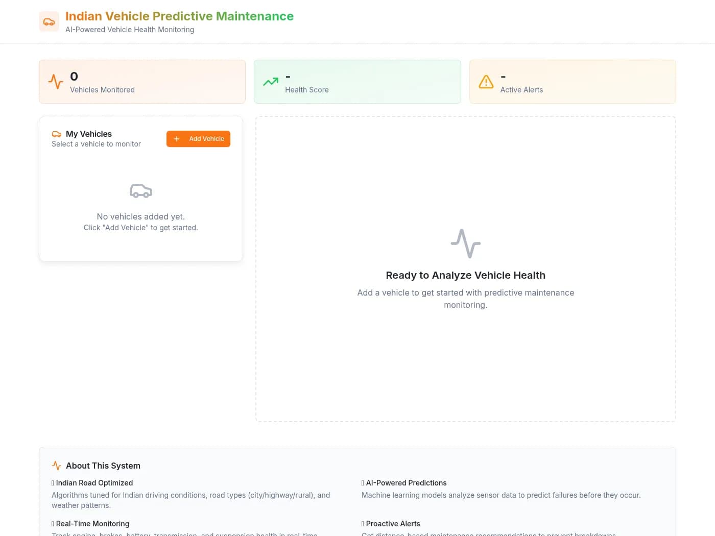 Indian Vehicle Predictive Maintenance System