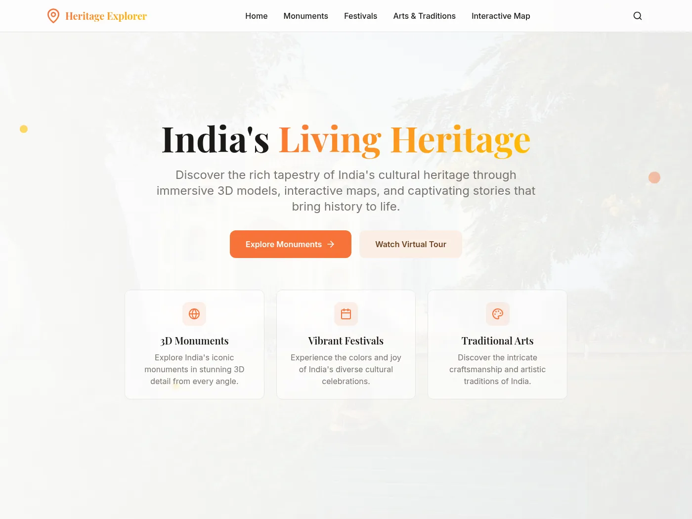 India's Living Heritage Explorer