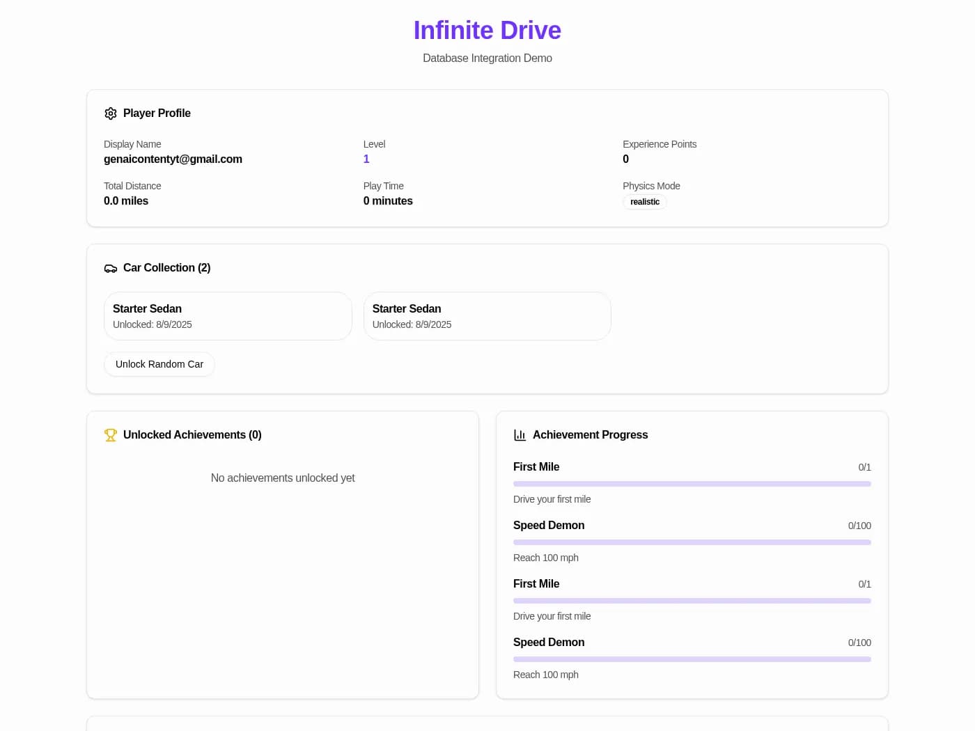Infinite Drive: Open-World Endless Car Adventure