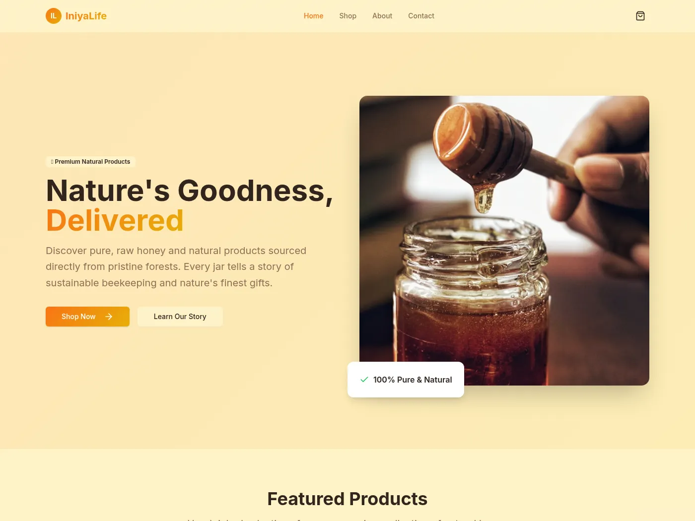IniyaLife Digital Product Storefront
