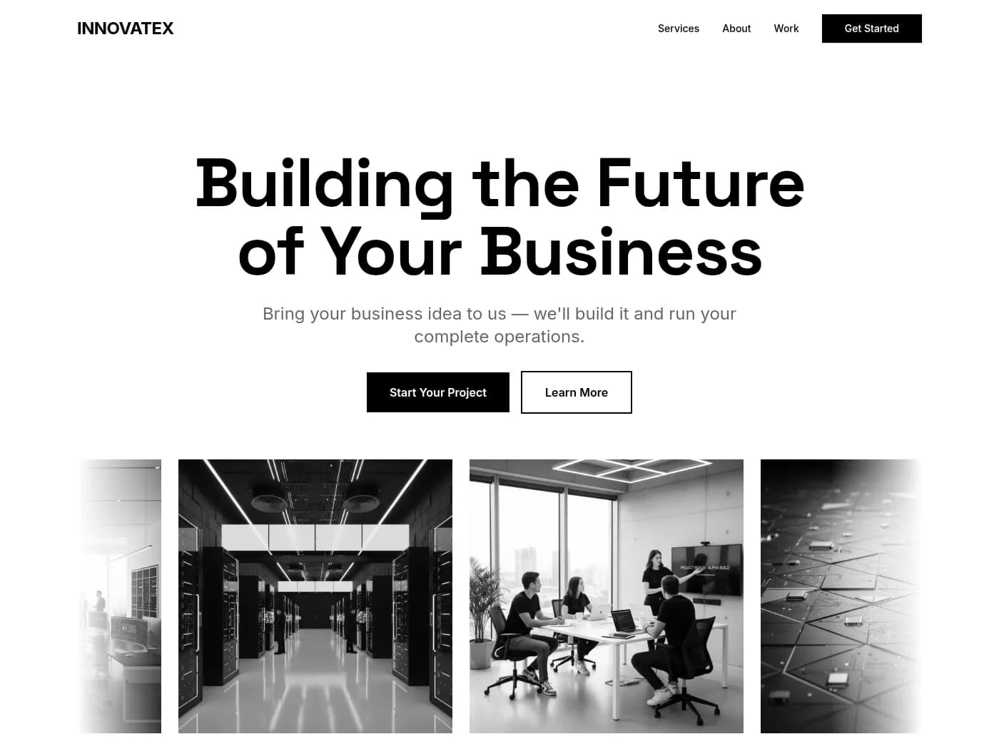 Innovatex Modern Tech Website