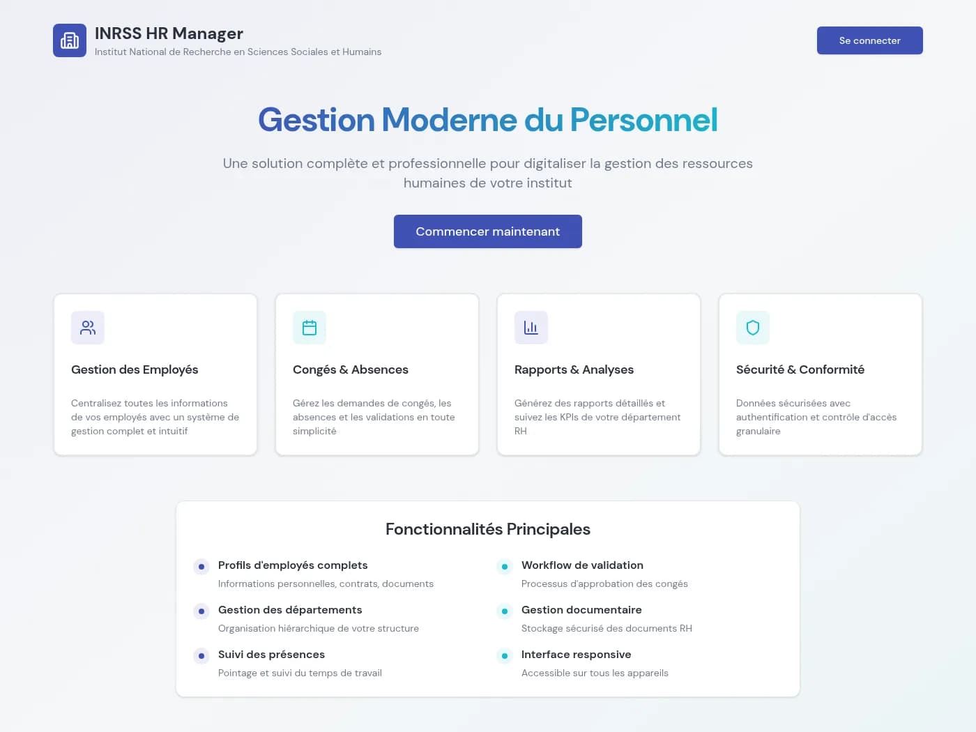 INRSS HR Manager