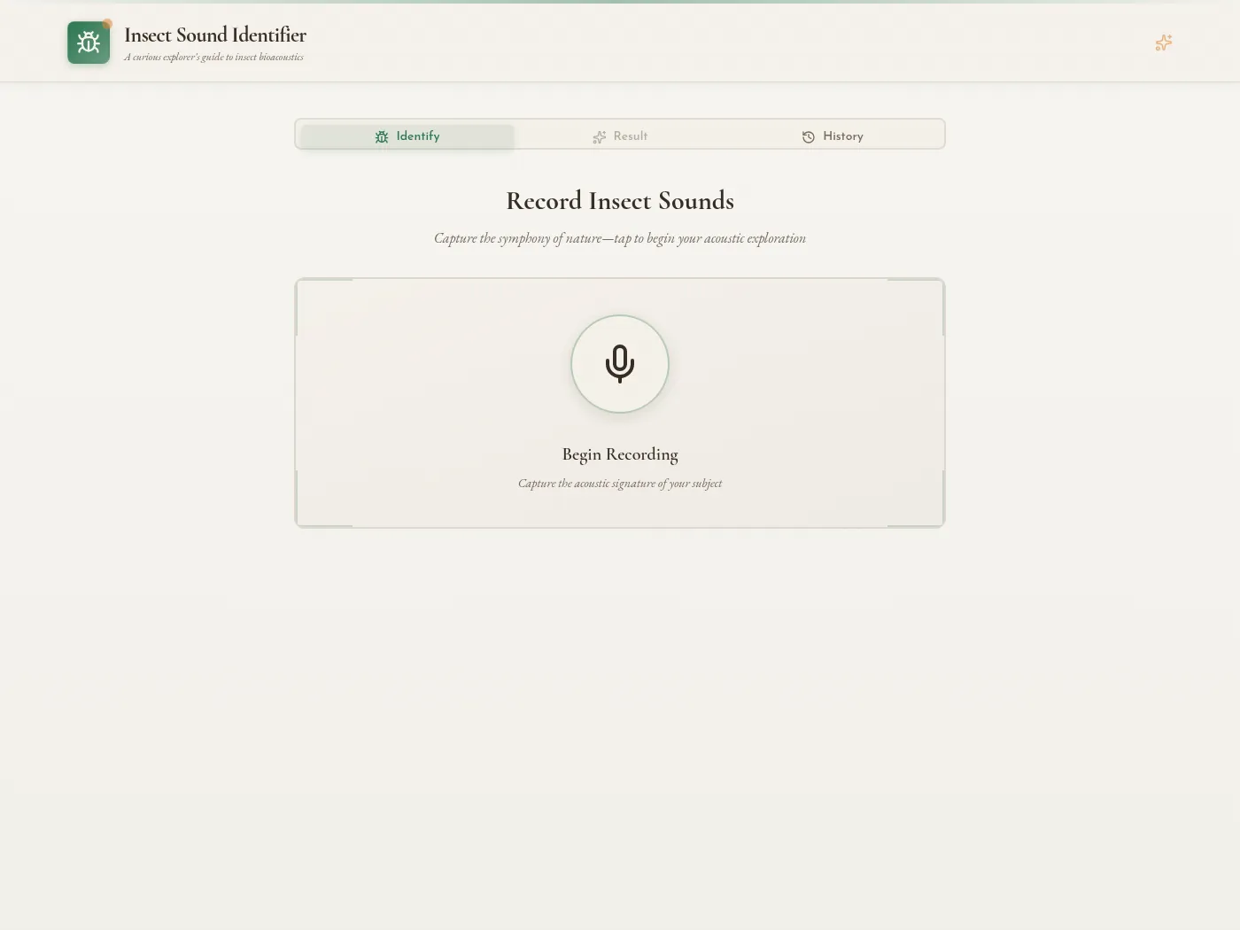 Insect Sound Identifier