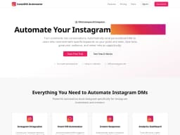 InstaDM Automator: No-Code Instagram DM Automation SaaS
