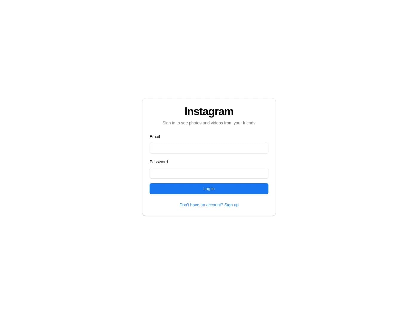 Instagram Clone Social Platform