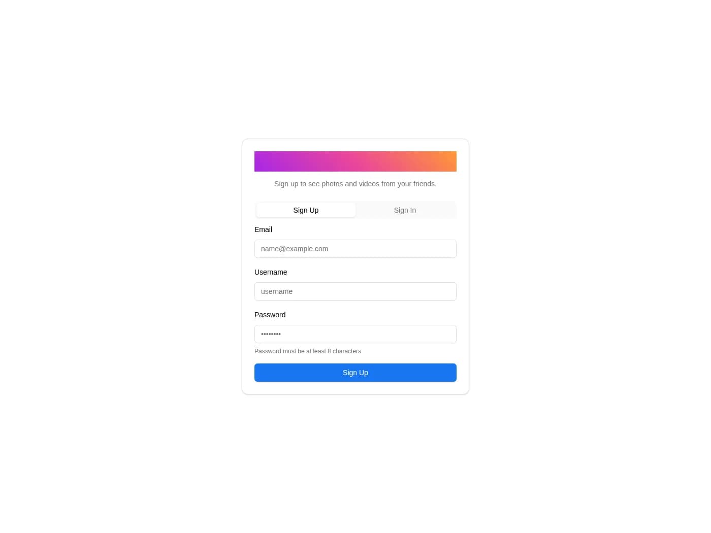 Instagram Clone Social Platform