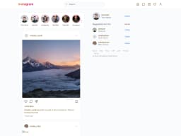 Instagram Clone with PHP Backend