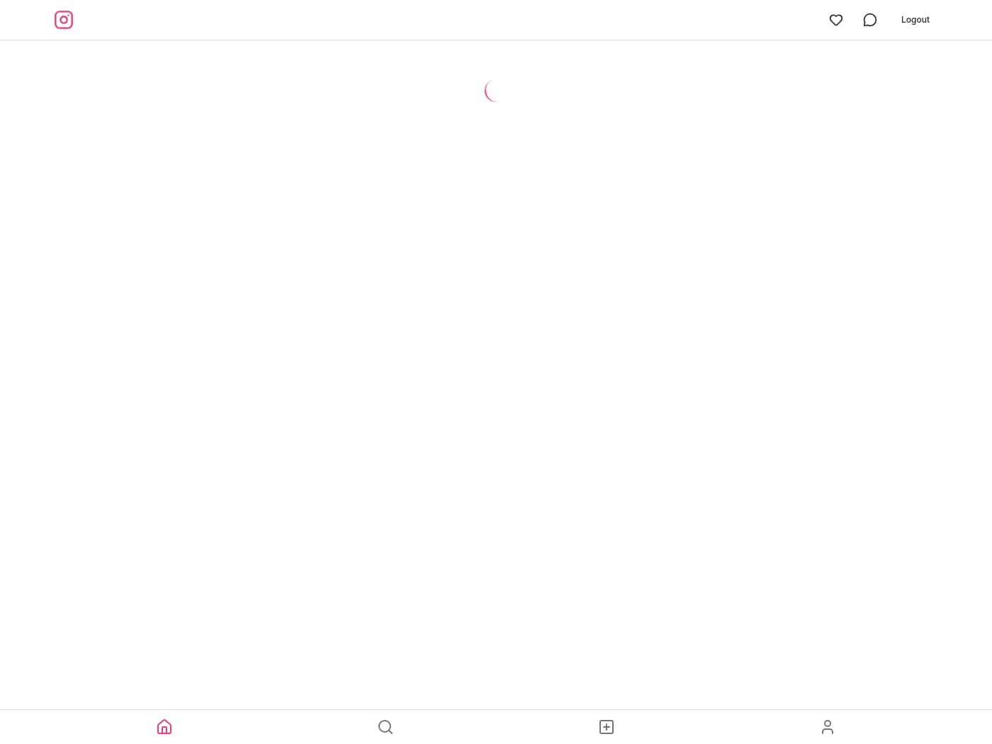 Instagram Clone Web App with PHP Backend