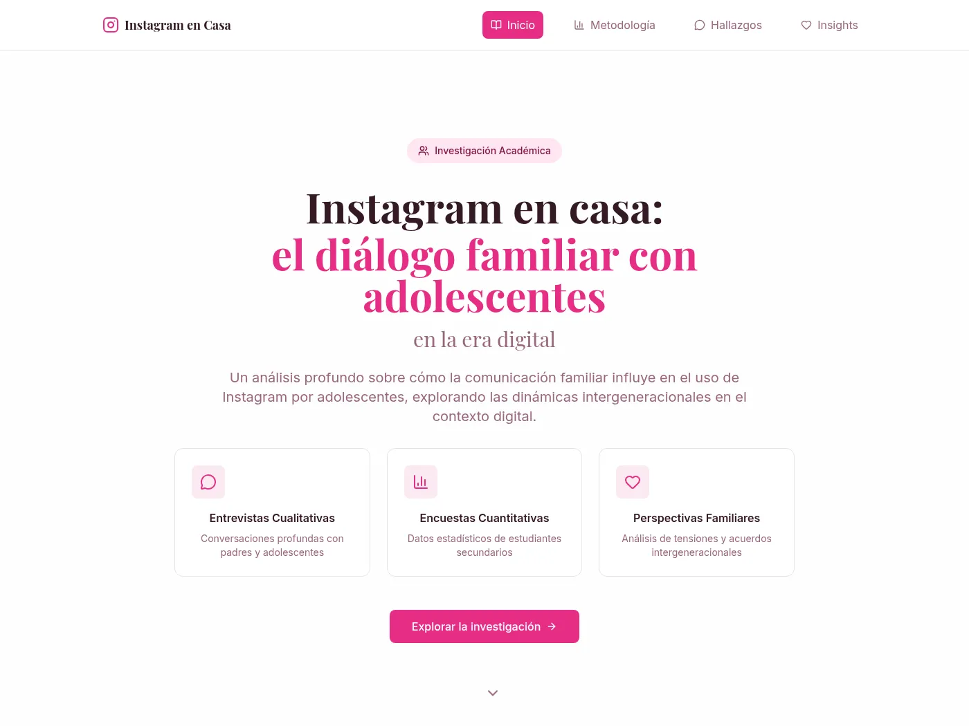 Instagram en casa: Explorando el diálogo familiar entre padres y adolescentes en la era digital