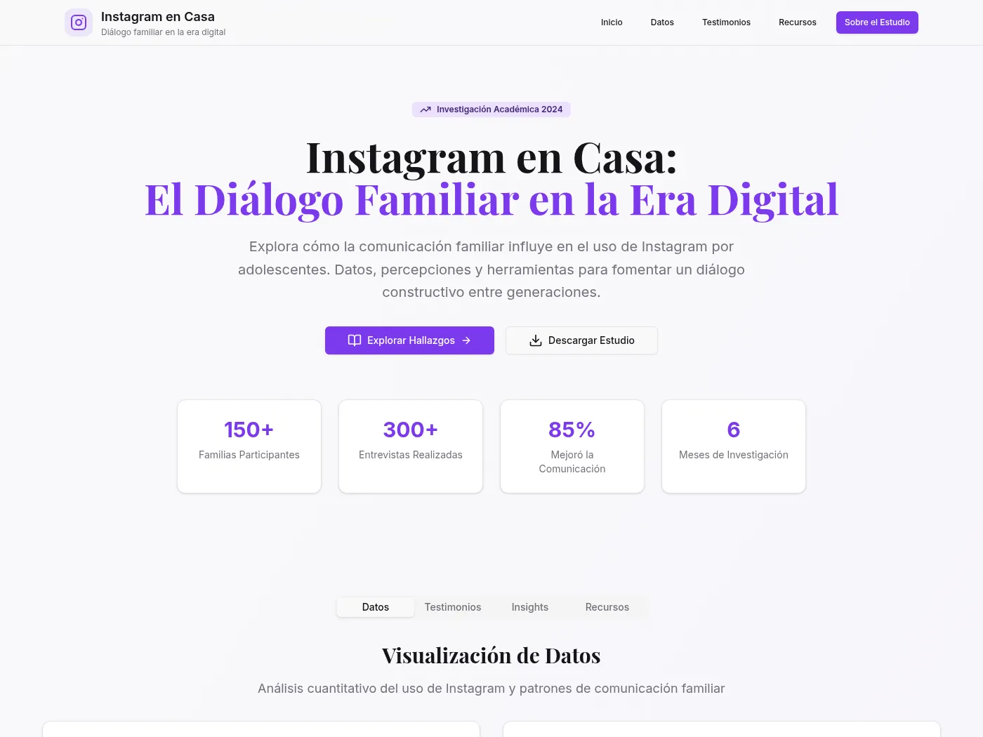 Instagram en casa: Análisis del diálogo familiar y adolescentes en la era digital