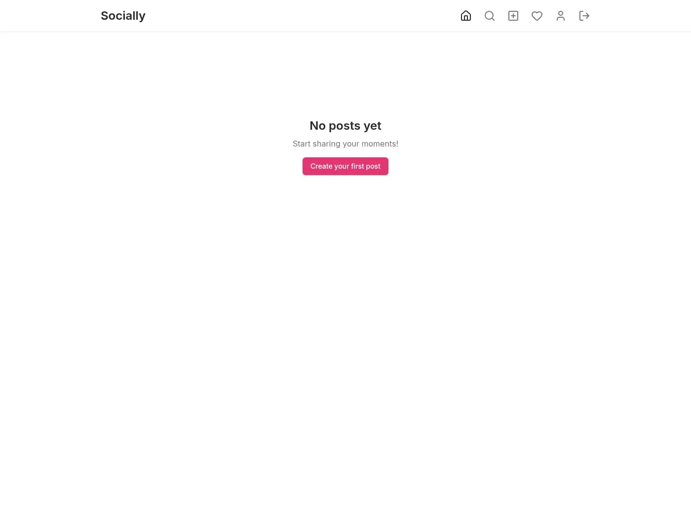Socially - A Modern Instagram-like Social Sharing Platform