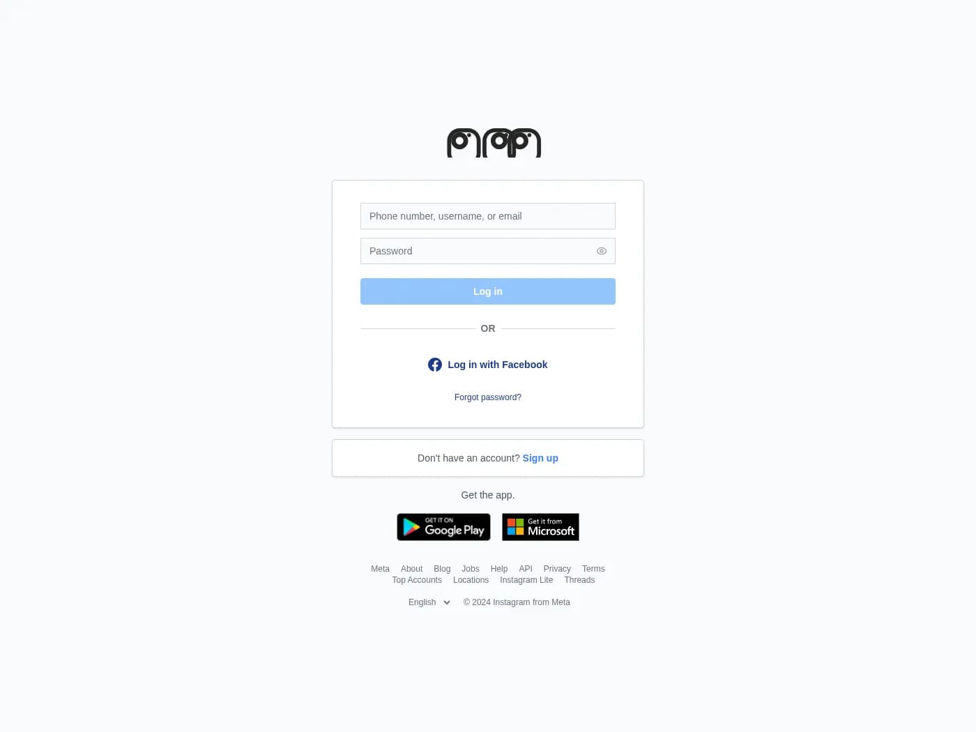 Instagram Login Page Clone with Google Sheets Integration