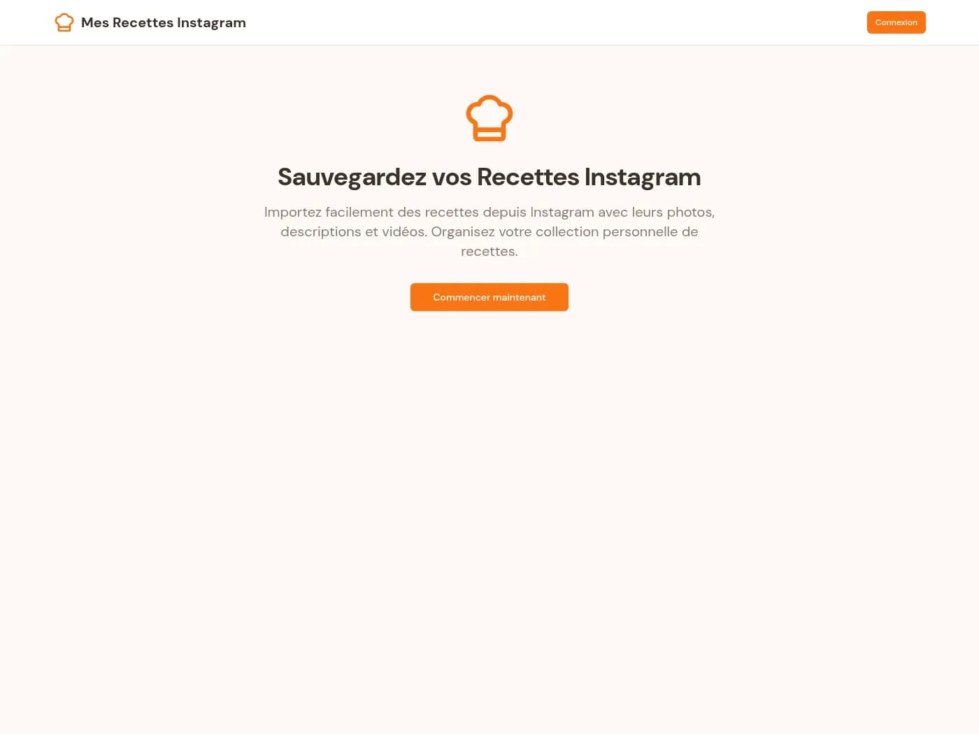 Instagram Recipe Scraper & Saver