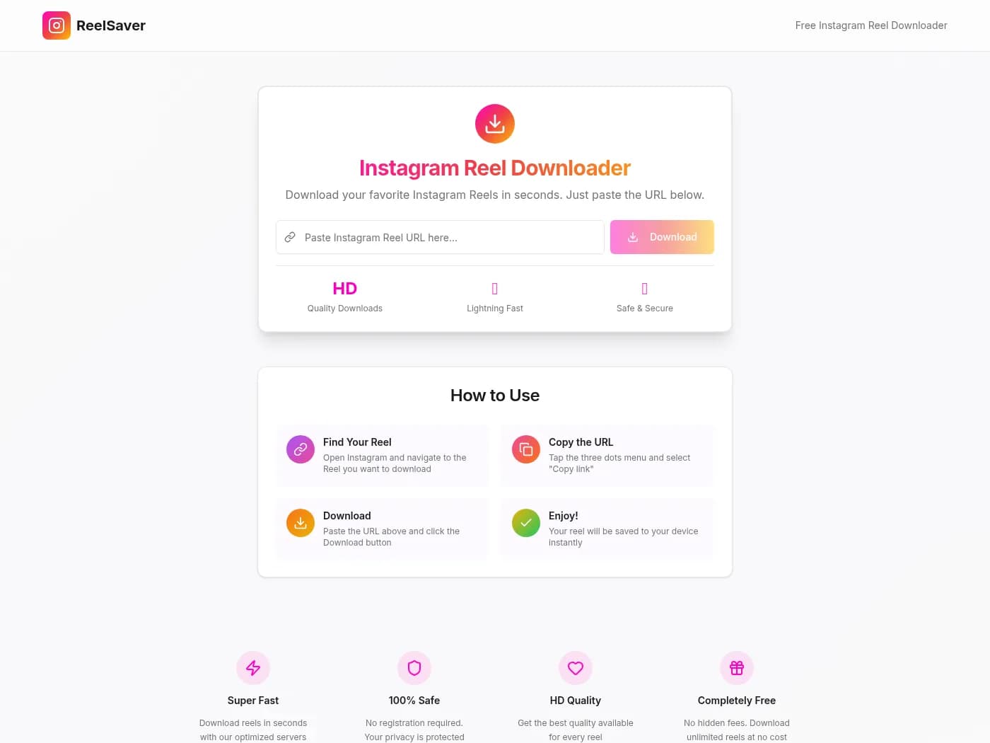Instagram Reel Downloader