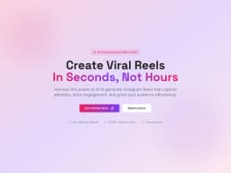 Instagram Reels AI Digital Product Site