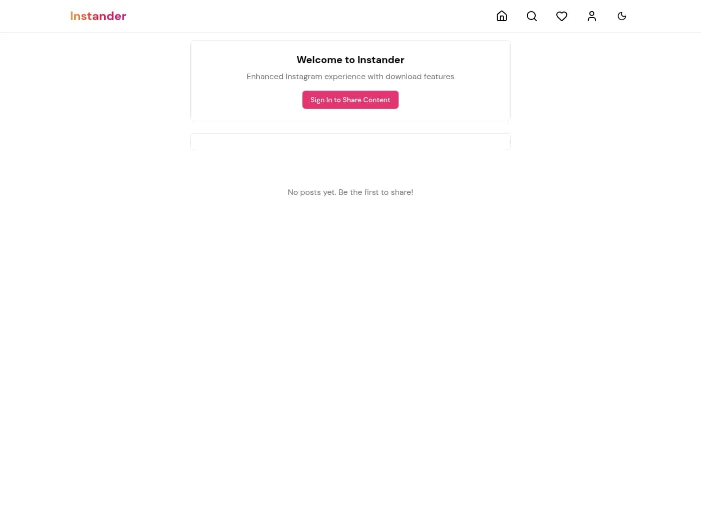 Instander Clone App