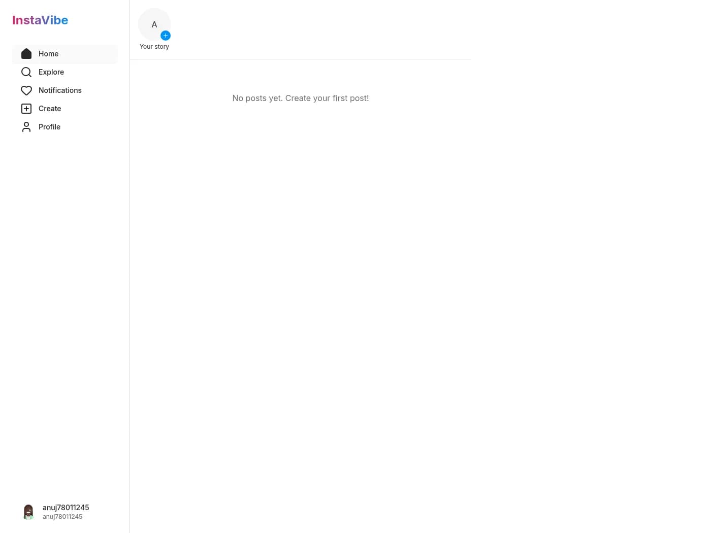 InstaVibe: A Modern Instagram Clone with Trending Features