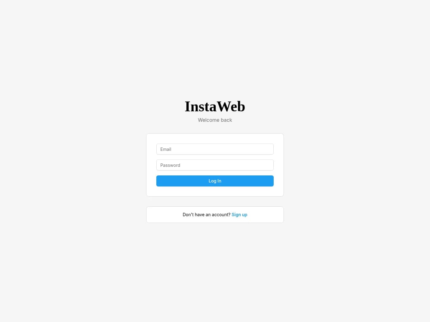InstaWeb - Modern Instagram Web Clone