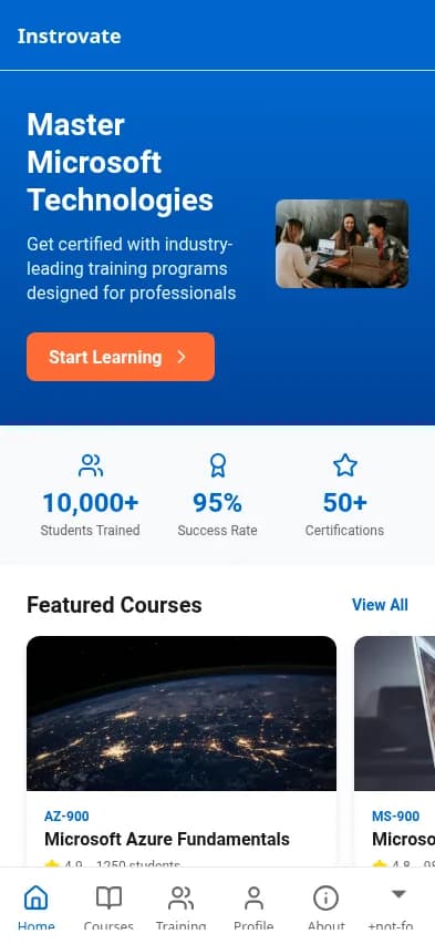 Instrovate Android Mobile App