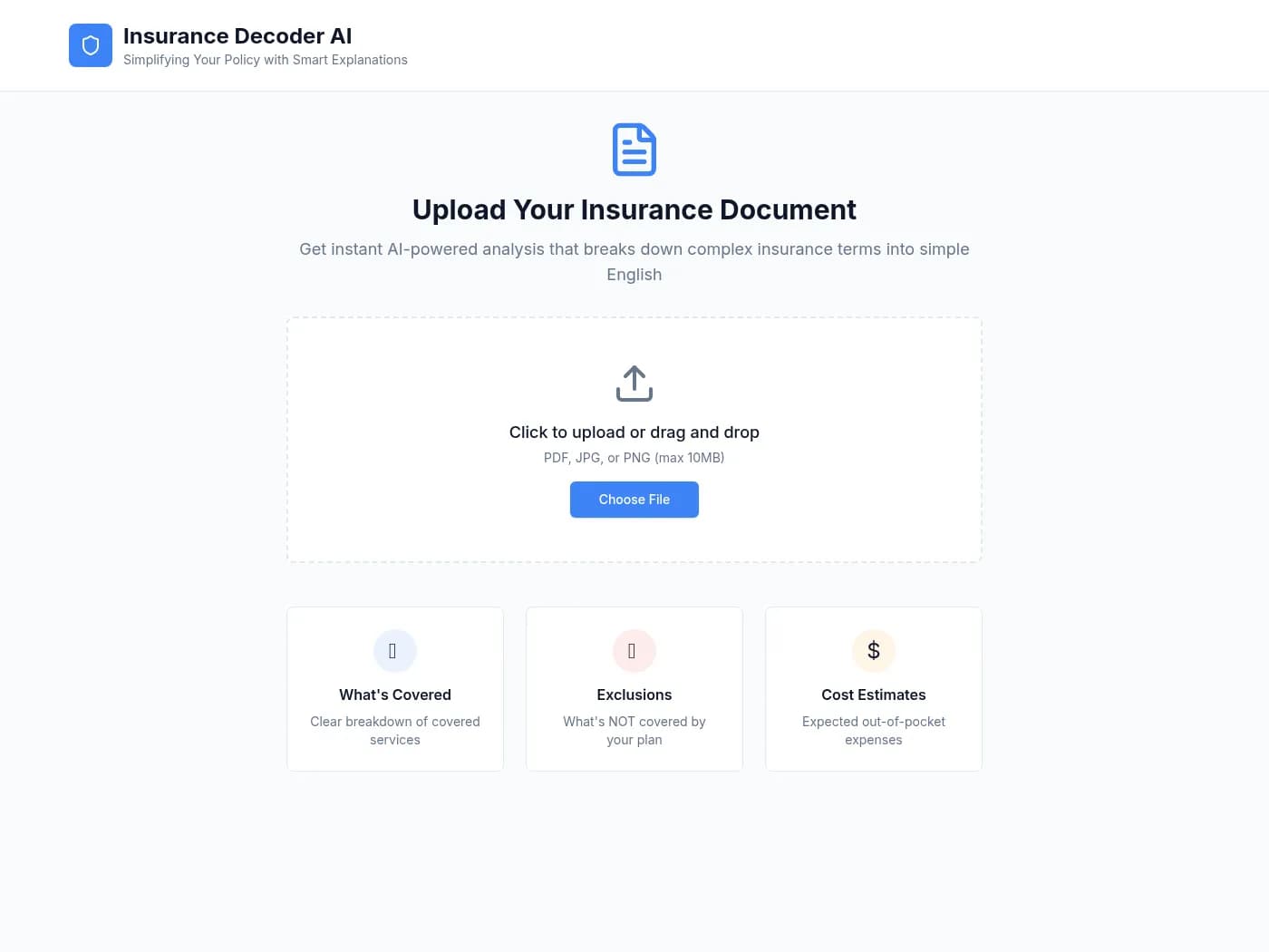 Insurance Decoder AI: Simplifying Your Policy with Smart Explanations