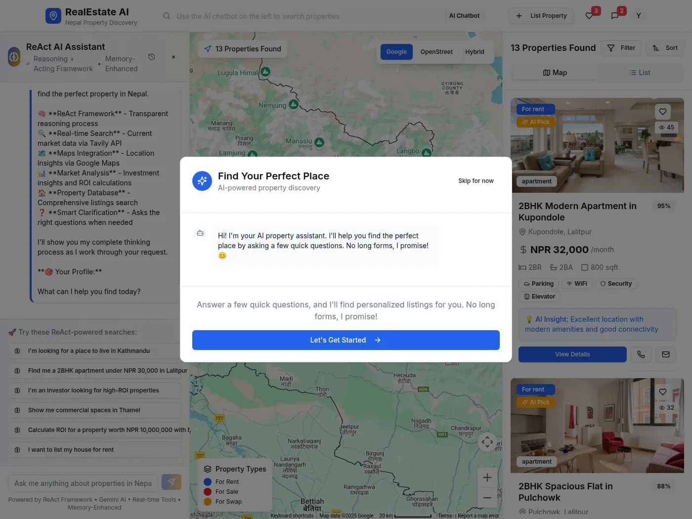 Intelligent Real-Estate Discovery Platform