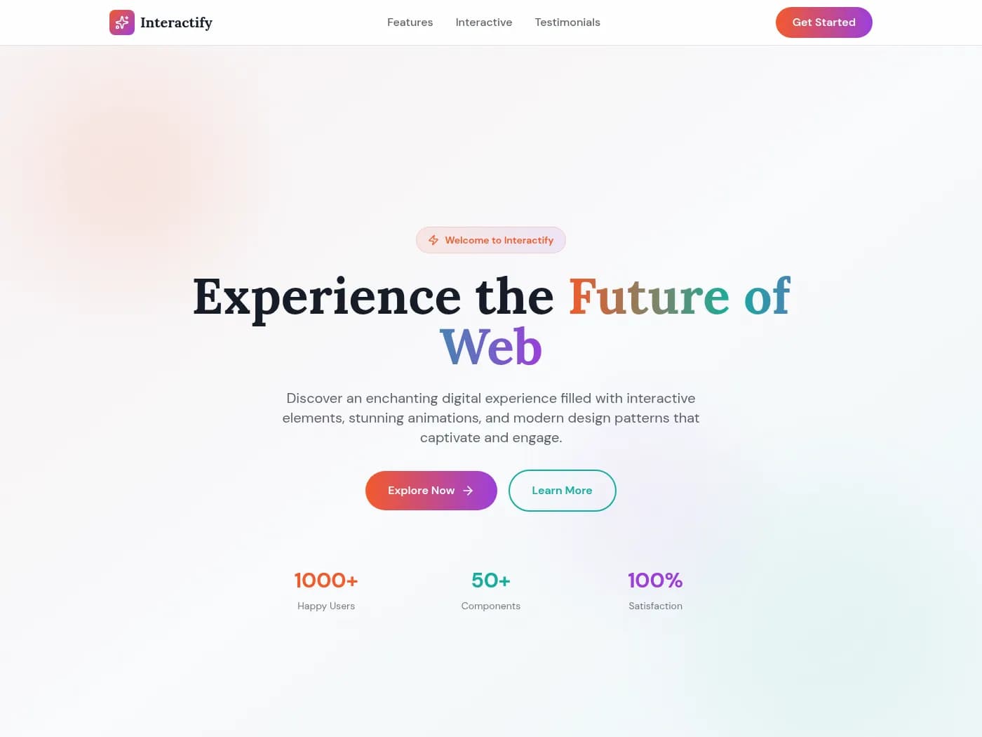 Interactify Website