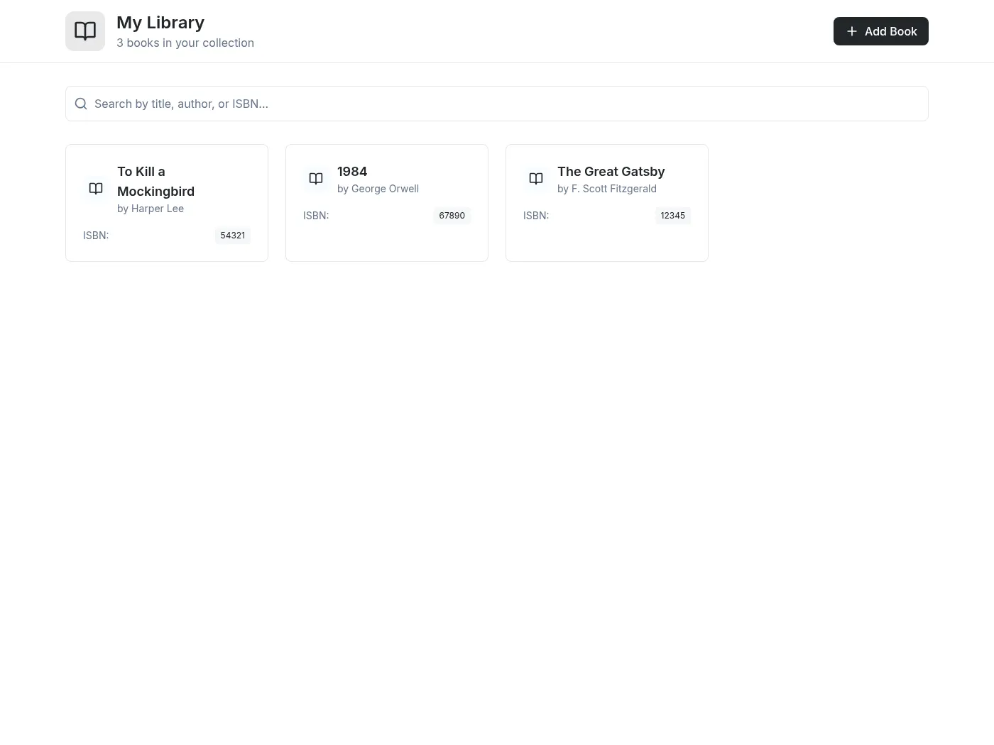 Interactive Book Library Frontend