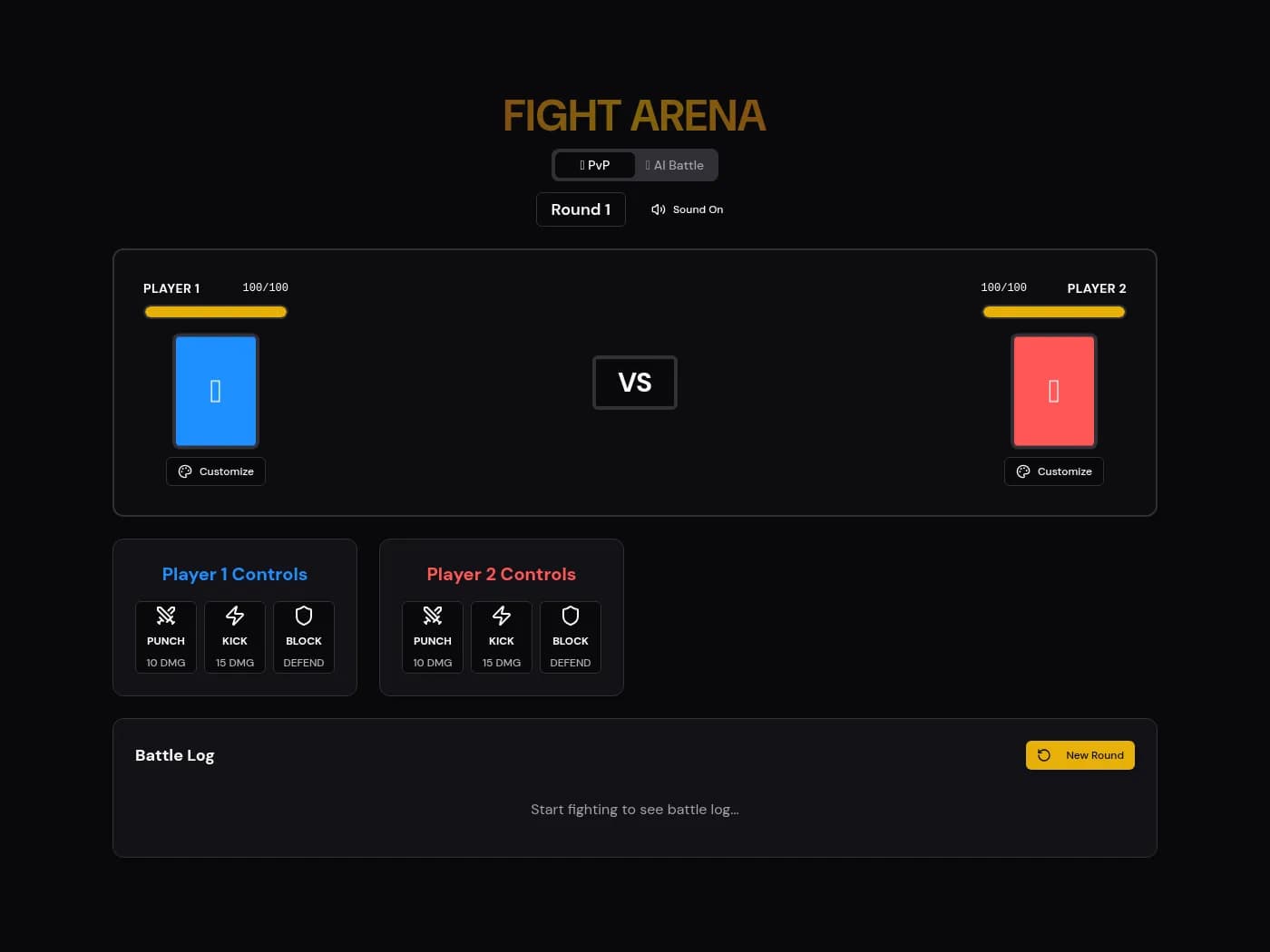 Interactive Fight Scene Simulator