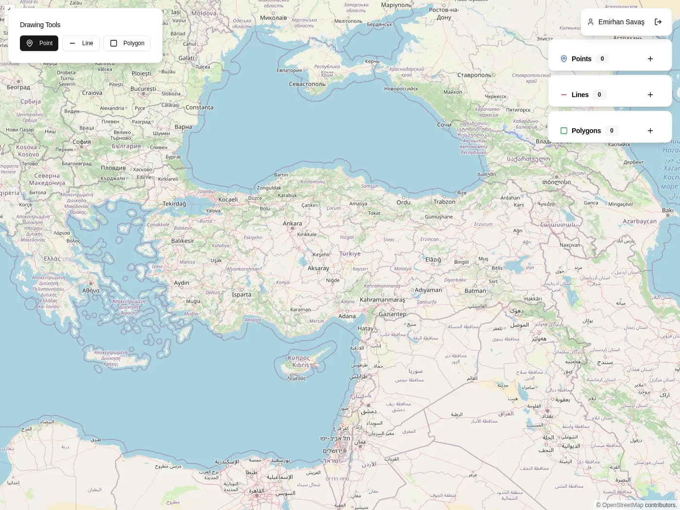 Interactive Map Geometry Editor