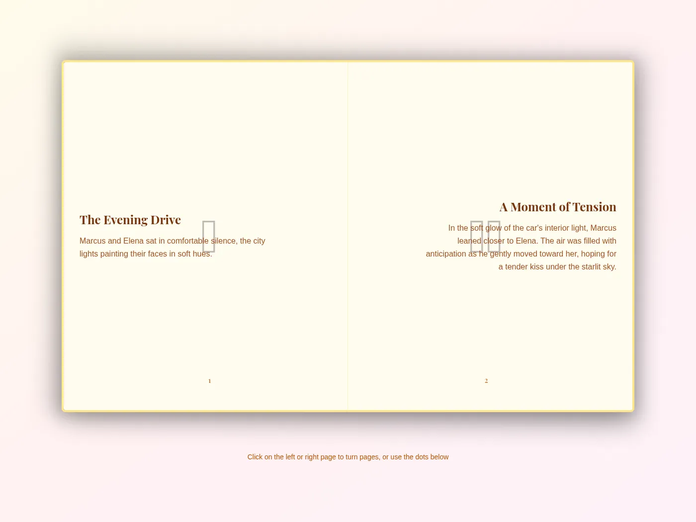 Interactive Romance Picture Book Web App