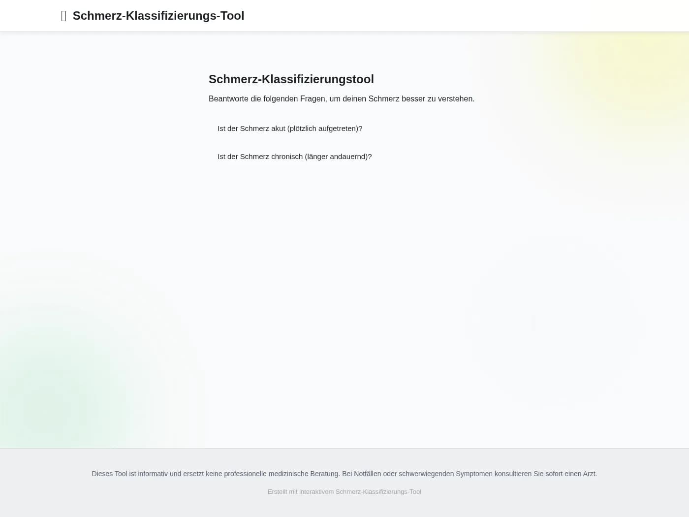 Interaktives Anklickbares Tool