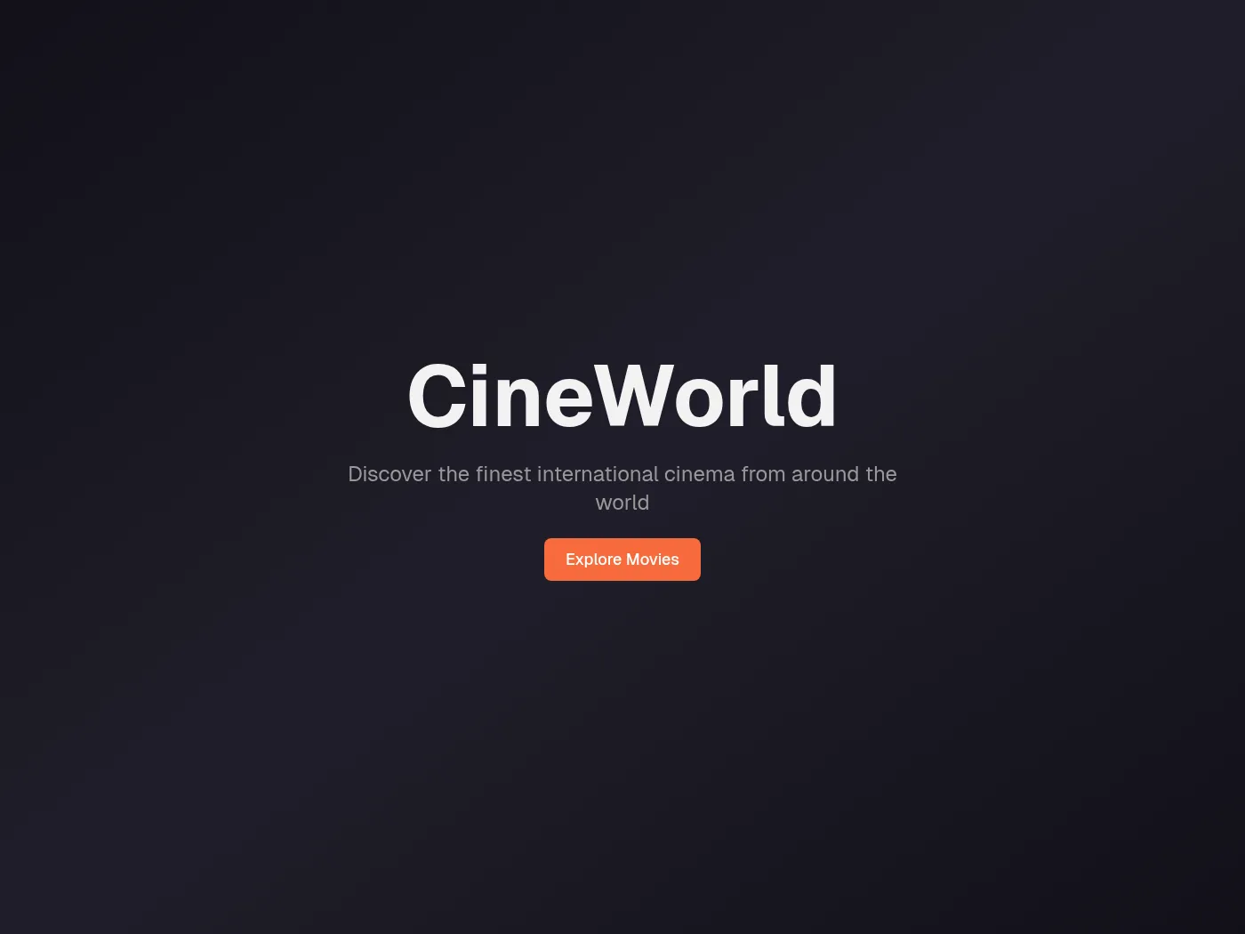 International Movie Showcase Website