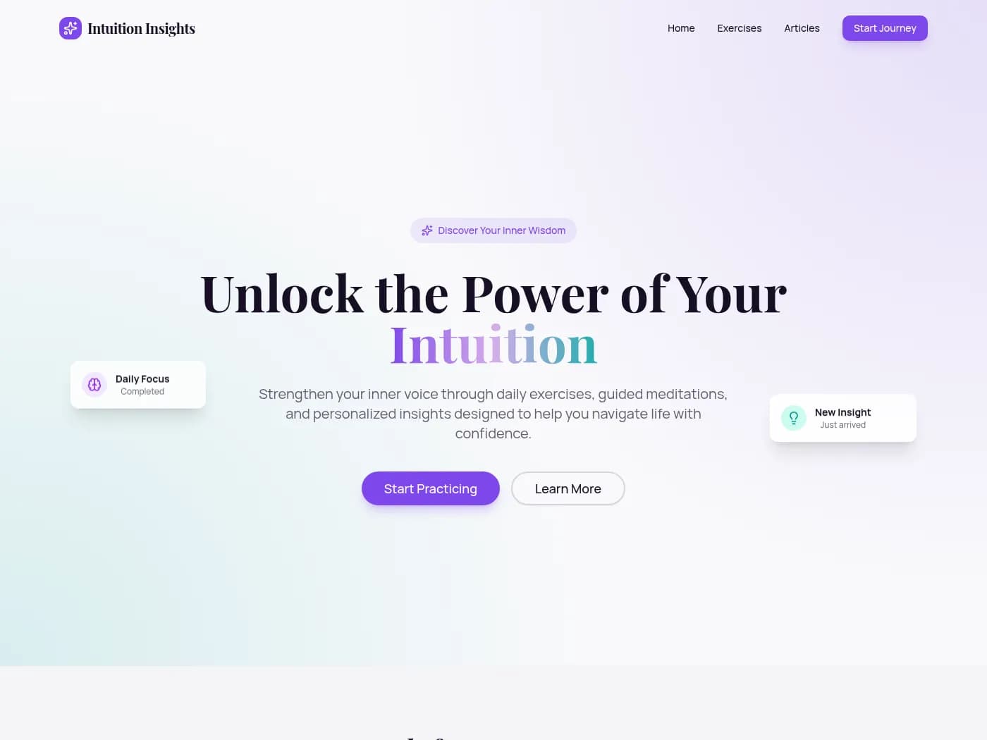 Intuition Insights Website