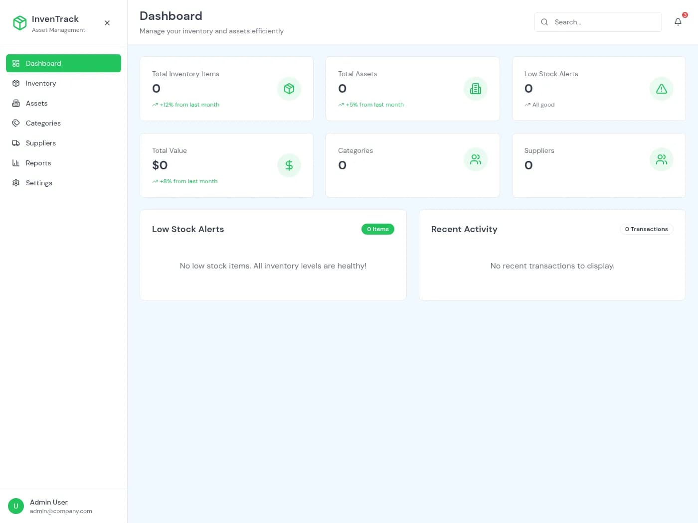 Inventory and Asset Management System