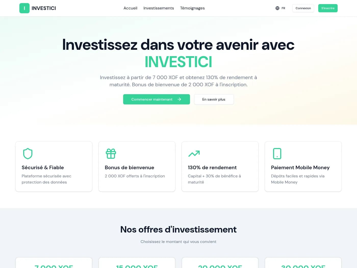 Investici Platform
