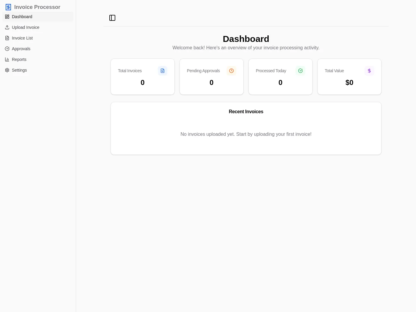 Invoice Processor Application