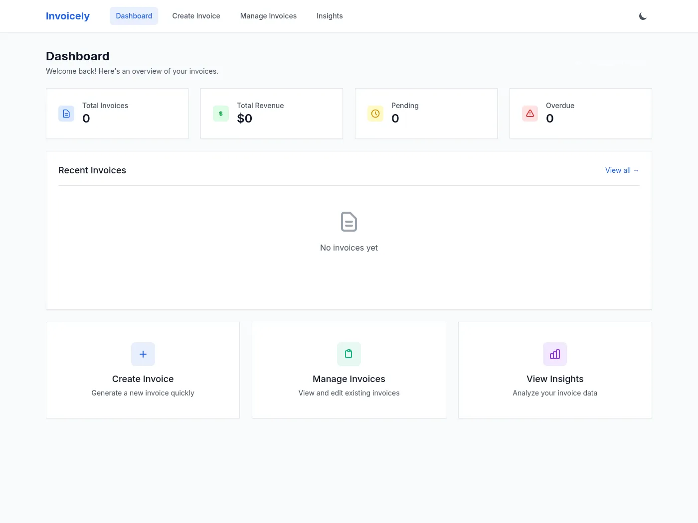 Invoicely: Advanced JavaScript Invoice Manager Web App